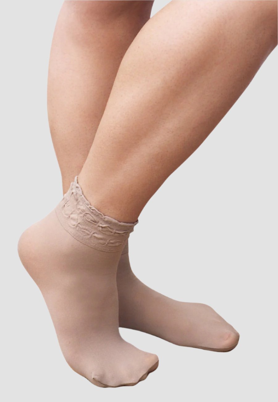 Albers Wide anklet socks 40 denier 5 pack The Big Bloomers Company